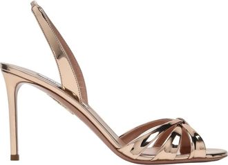 Aquazzura Femme, Chaussures, Rose, Taille: 37 EU Sandalette Tati Basse
