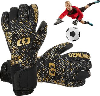 Generic Fu&szlig;ball Torwarthandschuhe | Bequem Und Hochleistungsf&auml;hig Wiederverwendbar Atmungsaktiv,F&uuml;r Und Jugendliche Torwart Handschuhe | F&uuml;r M&auml;dchen Kinder Te