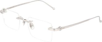 Cartier Ct0619O Rechteckiger Metallrahmen - - Accessories - unisex - Grau - 52 MM