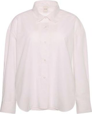 Calvin Klein Chemise &agrave; coupe crop en coton