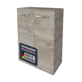 Fackelmann Doppel-Midischrank B.Style/Badschrank mit ged&auml;mpften Scharnieren/Ma&szlig;e (B x H x T): ca. 60,2 x 82,6 x 32 cm/hochwertiger Schrank f&uuml;rs Bad mit 2 T&uuml;ren/K