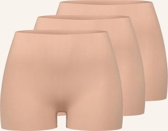 erlich textil Erlich Textil 3er Pack Casual Cotton Panty Aus Bio-Baumwolle - Nahtlose Kanten braun