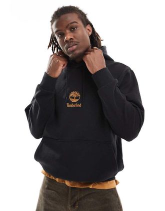 Timberland Sweat à capuche avec petit logo sur le devant - Noir
