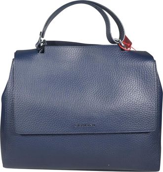 Orciani Femme, Sacs, Bleu, Taille: ONE Size Sveva Soft Handbag