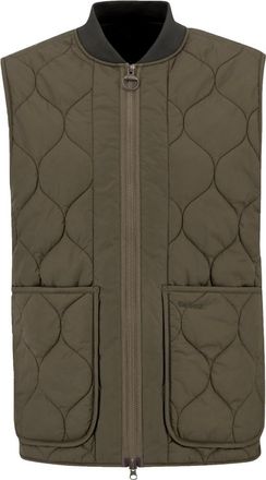 Barbour Wattierte Liner Steppweste mit Eingrifftaschen in