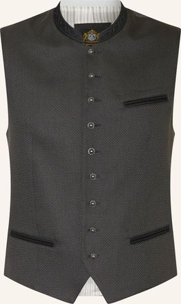 Hammerschmid Hammerschmid Trachtenweste Mirko Slim Fit schwarz