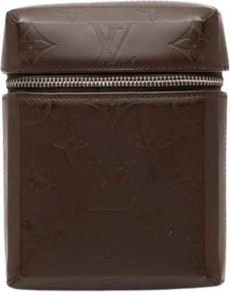 Louis Vuitton Pochette zipp&eacute;e Pre-owned - Femme - Pre-owned - Brun - Taille: ONE Size