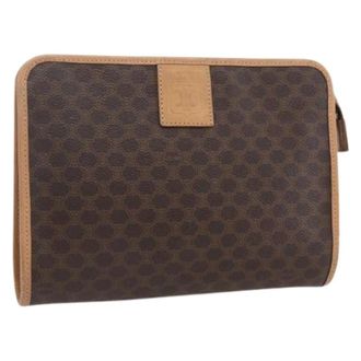 Celine Pochette Vintage Pre-owned - Femme - Pre-owned - Brun - Taille: ONE Size
