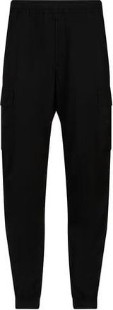 Stone Island Pantalon cargo &agrave; taille et cheville &eacute;lastiqu&eacute;es en coton m&eacute;lang&eacute;
