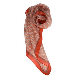 Borbonese Roter Seidenschal f&uuml;r Frauen