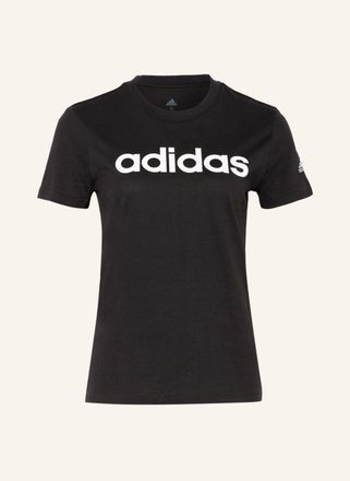 adidas T-Shirt Essentials Slim Logo schwarz
