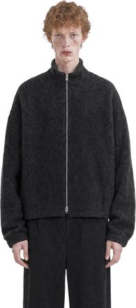 Jil Sander Wool Fleece Zip-Up Sweatshirt
