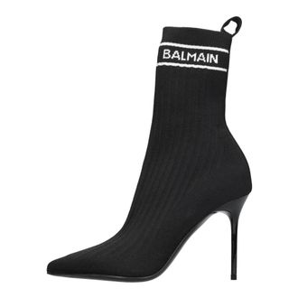 Balmain Skye Strickstiefeletten - - Shoes - Damen - Schwarzk - 35 EU