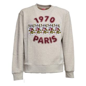 Kenzo Wild Tiger Sweatshirt mit Stickerei - - Sweatshirts & Hoodies - Herren - Grau - XL