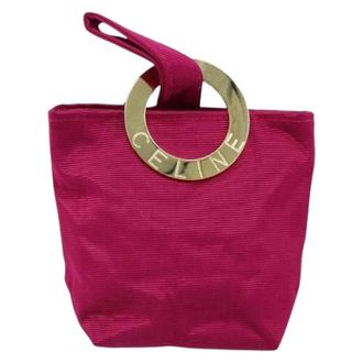 Celine Pochette Pre-owned logo Circle - Femme - Pre-owned - Rose - Taille: ONE Size