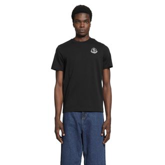 Moncler Cotton Jersey Logo Patch T-Shirt