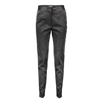 Just Cavalli Femme, Pantalons, Noir, Taille: 42 FR Pantalon Droit