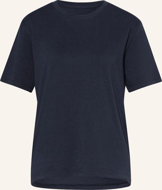 Schiesser Schlafshirt Mix+Relax blau