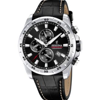 Festina Homme, Accessoires, Noir, Taille: ONE Size Timeless Chronograph