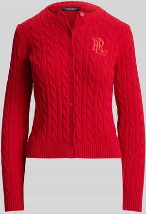 Lauren Ralph Lauren Slim Fit Strickjacke aus reiner Baumwolle