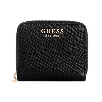 Guess Femme, Accessoires, Noir, Taille: ONE Size Mini Wallet Laurel II SLG