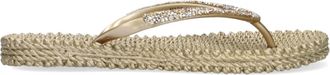 Ilse Jacobsen Goldene Cheerful03 Slipper mit Strass-Steinen - - Shoes - Damen - Gelb - 37 EU
