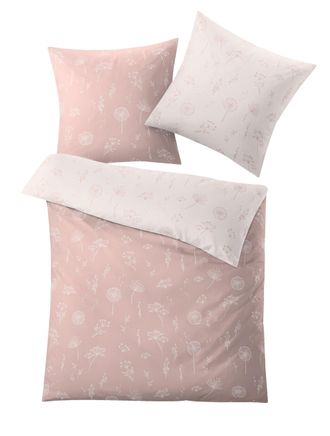 Kleine Wolke Leone Bettw&auml;sche, Bettbezug, Cotton, Rose, 135 x 200 cm