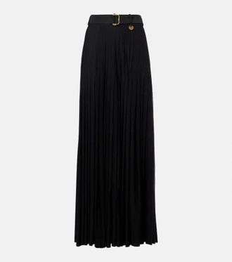 Burberry Jupe longue en coton mélangé