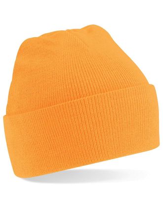 Beechfield M&uuml;tze mit Krempe Baseball Cap Gr. One Size, Orange (Fluorescent Orange)