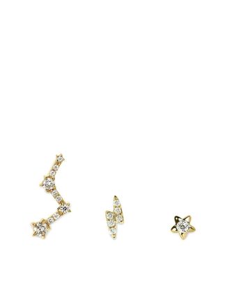 Lark & Berry boucles doreilles Rockstar en or 14ct