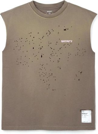 SATISFY Satisfy, Homme, Tops, Beige, Taille: XL T-shirt sans manches &agrave; col rond