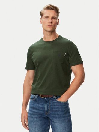 Beverly Hills Polo Club T-Shirt P-SS26M-TS414000BTGR Dunkelgr&uuml;n Regular Fit