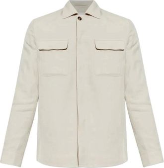 Eleventy Homme, Chemises, Beige, Taille: M Vestes