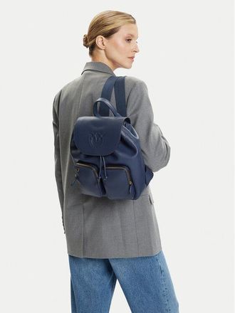 Pinko Rucksack Carrie Backpack PE 25-26 PLTT 104351 A29Q Dunkelblau