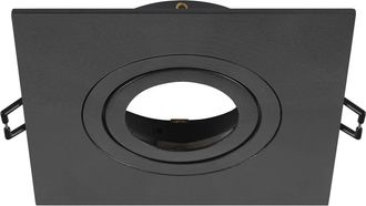 SLV NEW TRIA 75 XL, Deckeneinbauring, L: 11 B: 11 H: 2.6 cm, schwarz