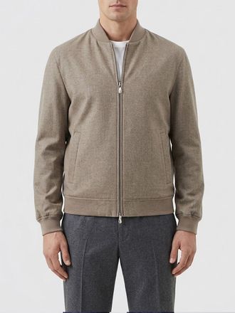 Brunello Cucinelli Bomber en pur cachemire avec col c&ocirc;tel&eacute;