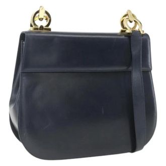 Ferragamo Pre-owned Leder Crossbody-Tasche - - Pre-owned - Damen - Blau - ONE SIZE
