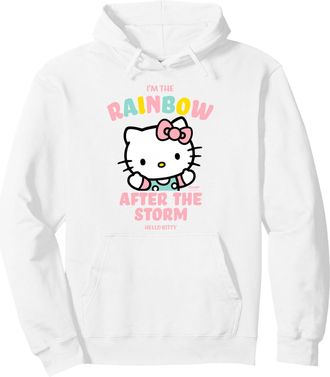 Hello Kitty Rainbow Sweet Cute Fun XOXO Friendship Classic Pullover Hoodie