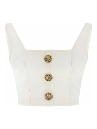 Balmain Top - Blanc