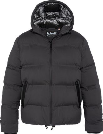 Schott NYC Herren Inland Jacke, anthrazit, XXL