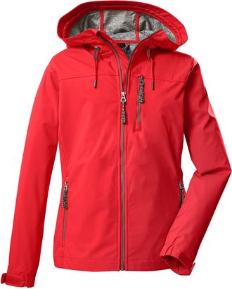 G.I.G.A. DX Damen Softshelljacke/Outdoorjacke mit Kapuze GS 97 WMN SFTSHLL JCKT, 40, modern red, 38392-000