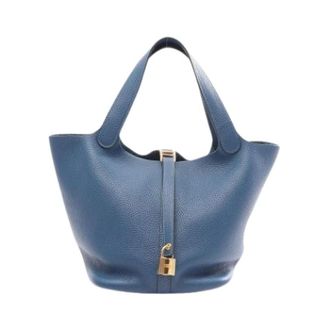 Herm&egrave;s Pre-owned Vintage Bucket Bag - Femme - Pre-owned - Bleu - Taille: ONE Size