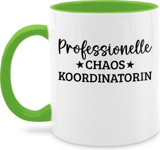 Shirtracer Tasse Tassen 325ml - Statement - Professionelle Chaos Koordinatorin I F&uuml;hrungskraft Weihnachtsgeschenke f&uuml;r Chefinnen I Teamleitung Geschenk Mama I Au