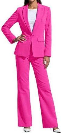 Generic Tailleur Pantalon Femme a Carreaux Blanc Large Confortable Solde 46 Ensembles Agé Survêtementfemme Blouson Americain Fantaisie Année Camps Resserré Lé