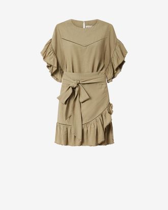 Isabel Marant Robe Melicia - Femme - Light Bronze - Taille34 - Marant &Eacute;toile