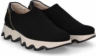 Lince Lince Baskets &eacute;lastiques confortables | Semelle en caoutchouc | Semelle int&eacute;rieure en gel | I50165 | Fabriqu&eacute;es en Espagne, Lycra Mipe Noir Camouflage