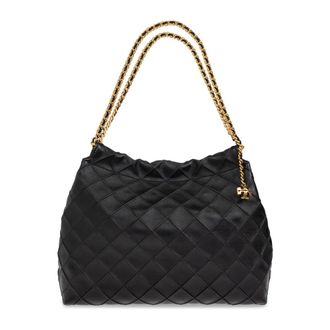 Tory Burch Fleming Kordelzugbeutel - - Bags - Damen - Schwarzk - ONE SIZE