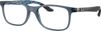 Ray-Ban unisex, Accessoires, Bleu, Taille: 53 MM Rx8903 Optics