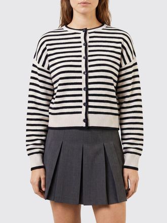 Lisa Yang Cardigan &agrave; rayures relaxed fit en pur cachemire