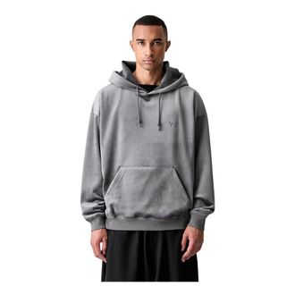 Yohji Yamamoto Homme, Sweatshirts et sweats &agrave; capuche, Gris, Taille: L Sweat &agrave; capuche